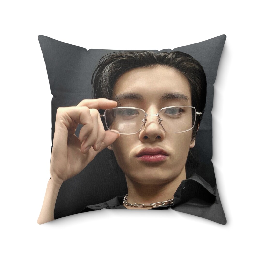 ENHYPEN JAKE Back to Back Selca Spun Polyester Square Pillow - Etsy