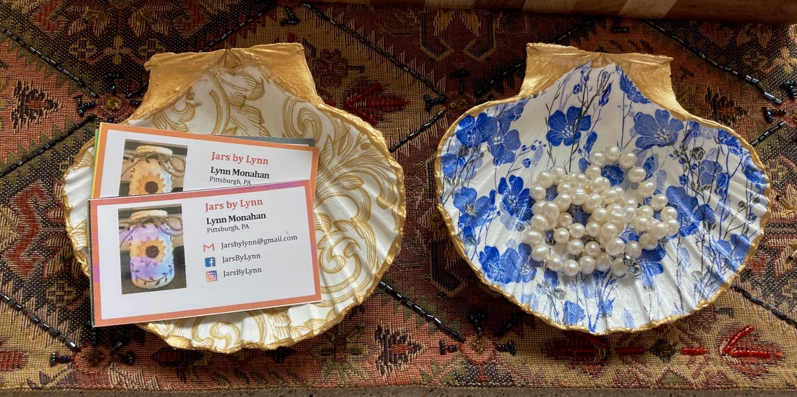 Decoupage Clam Shells - Etsy