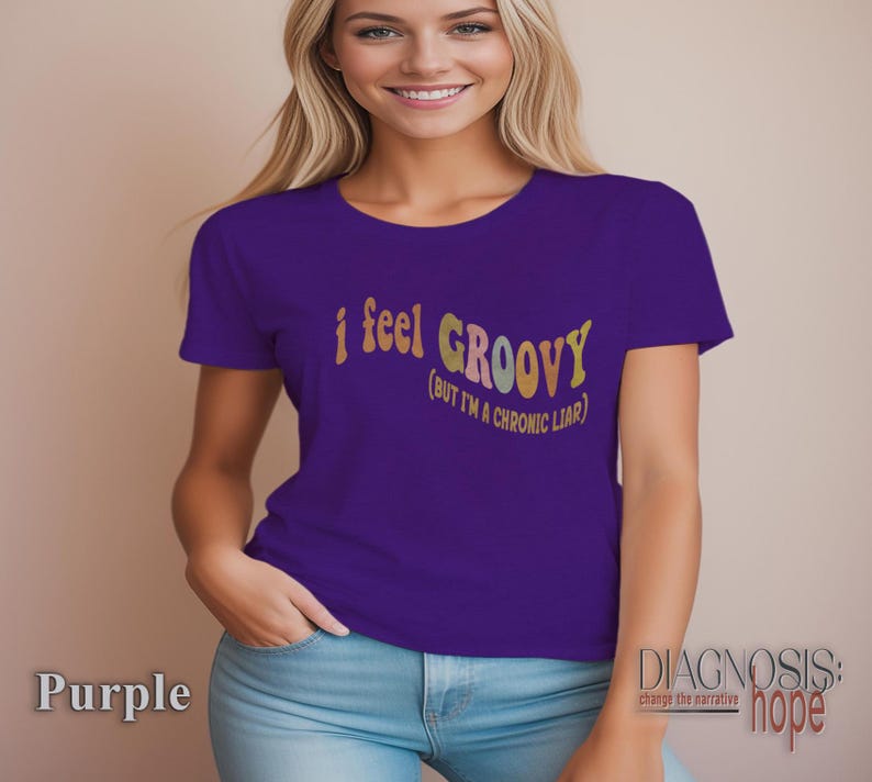 Retro 70s Vibe Shirt With Saying | I Feel Groovy | Funny Spoonie Era ...