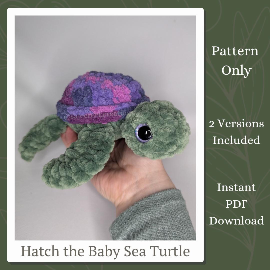Hatch the Baby Sea Turtle: No-sew (plus BONUS Version!) - Etsy