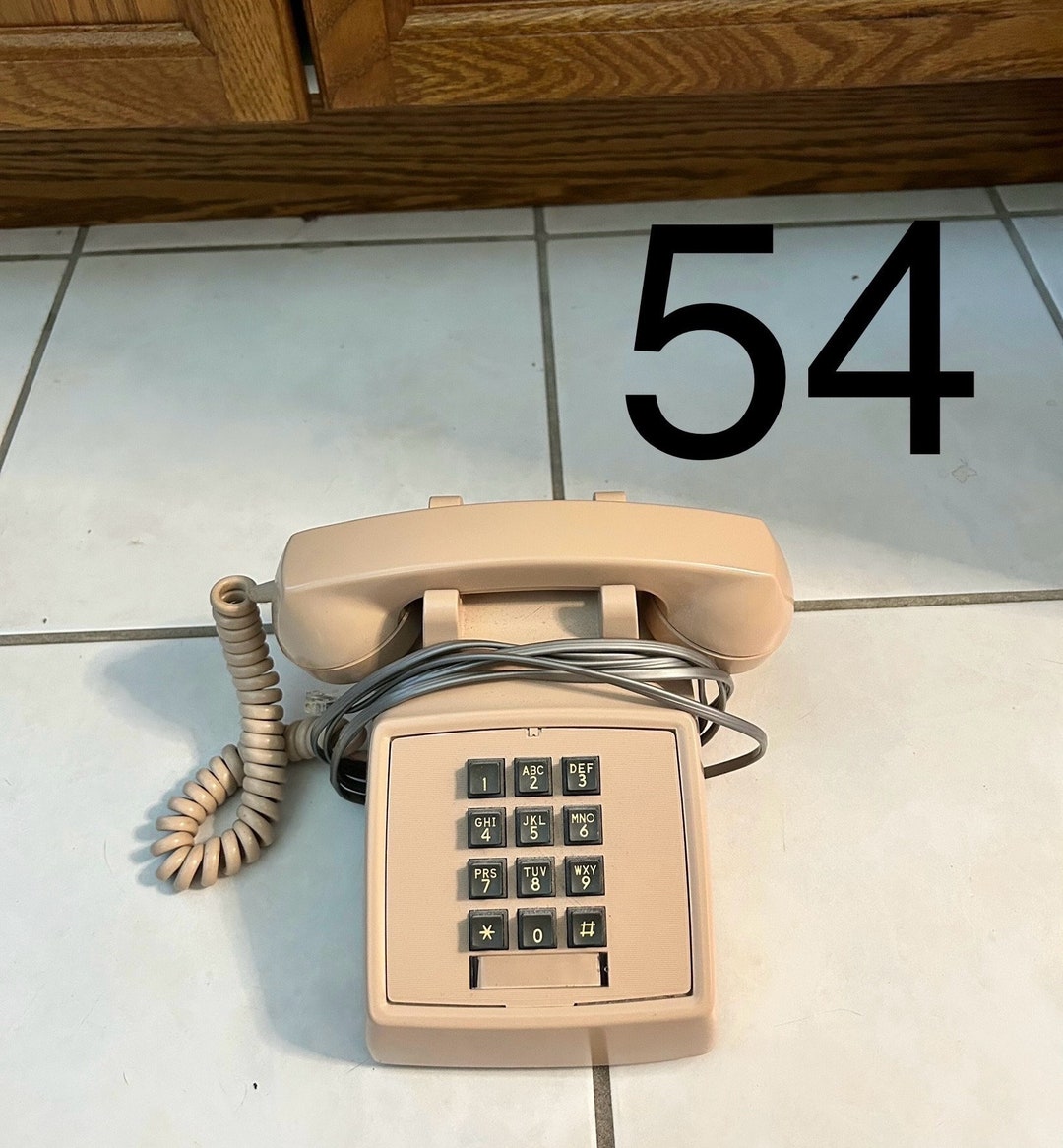 Vintage Bell Push Button Phone W/cord and in Working Condition - Etsy