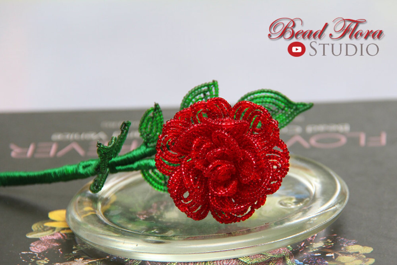 Pattern French Beaded Enchanted Rose Tutorial and Pattern Pdf - Etsy