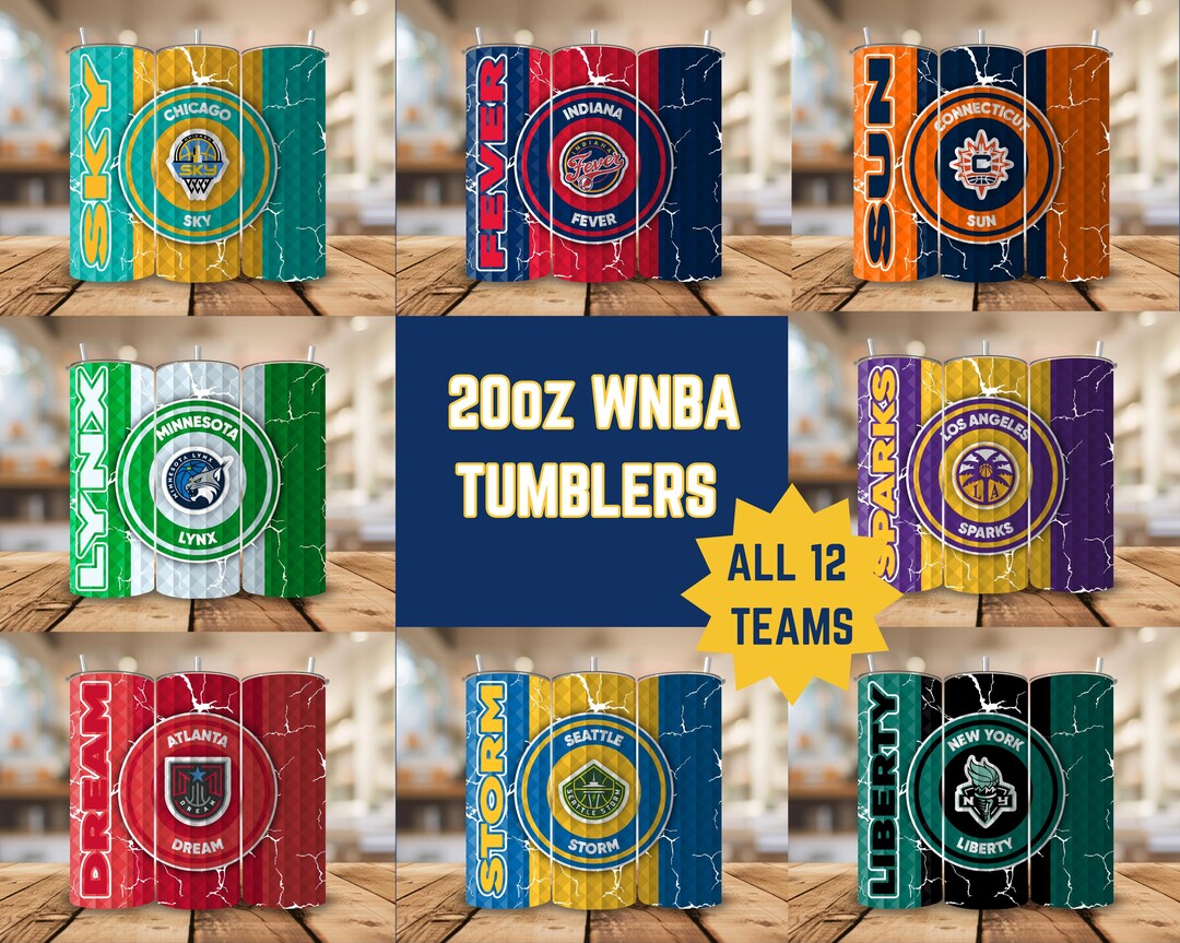 20oz WNBA Tumblers! Show Your Team Spirit With Our Stylish, Insulated ...