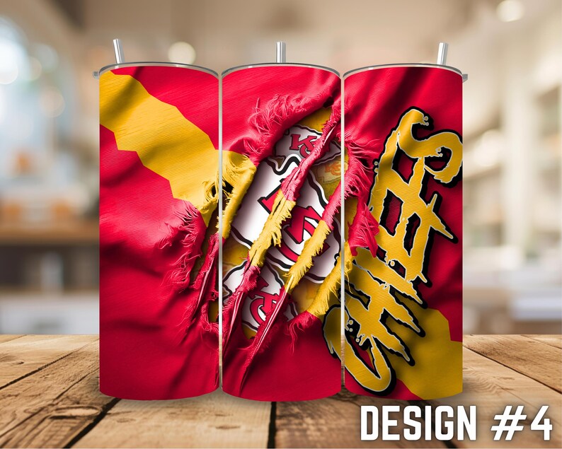 Exclusive Kansas City Chiefs 20oz Tumblers – 18 Unique Designs! - Etsy