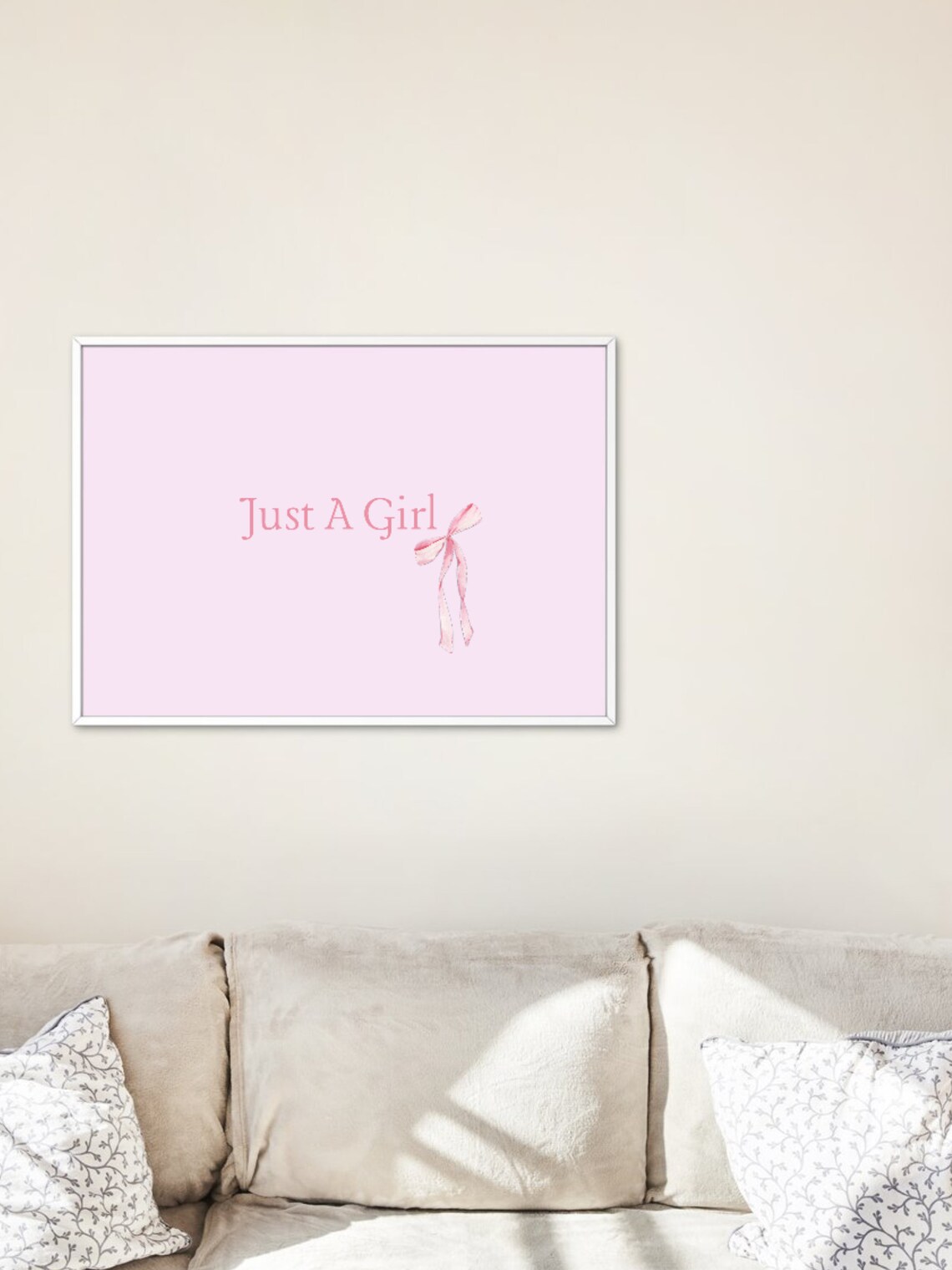 Croquette Art Room Decor Aesthetic Pink Teen Girl Prints Poster Digital ...