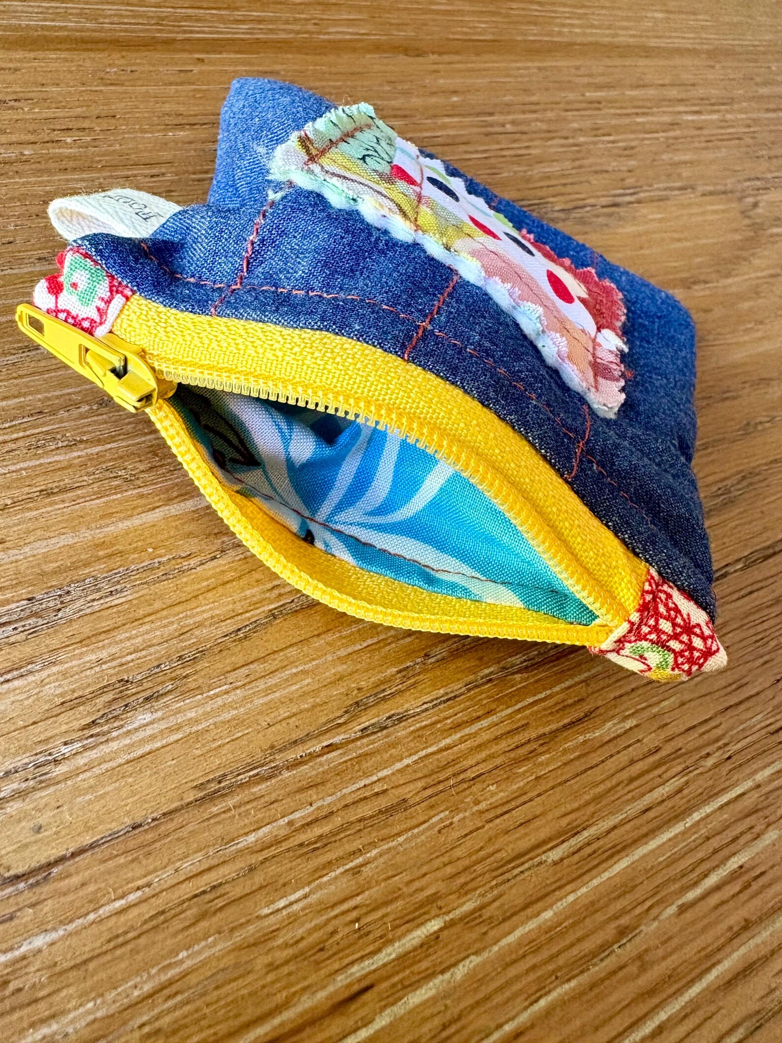 Small Fabric Zipper Pouch - Etsy