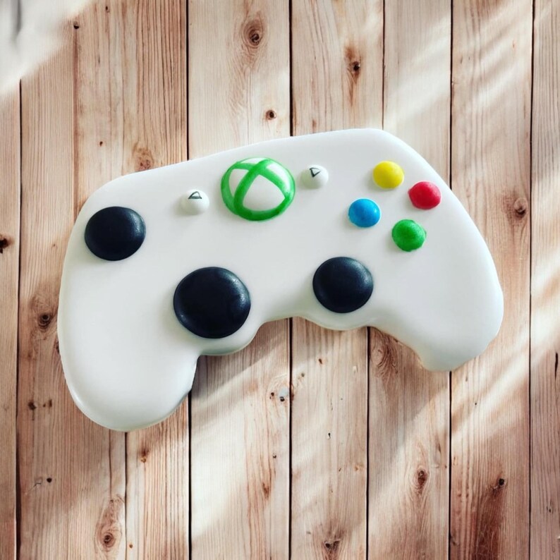 Gaming Controller Royal Icing Sugar Cookies (printed Design) - Etsy
