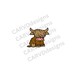 Baby Highland Cow Svg , Layered Highland Cow Svg , Xtool Layered SVG ...