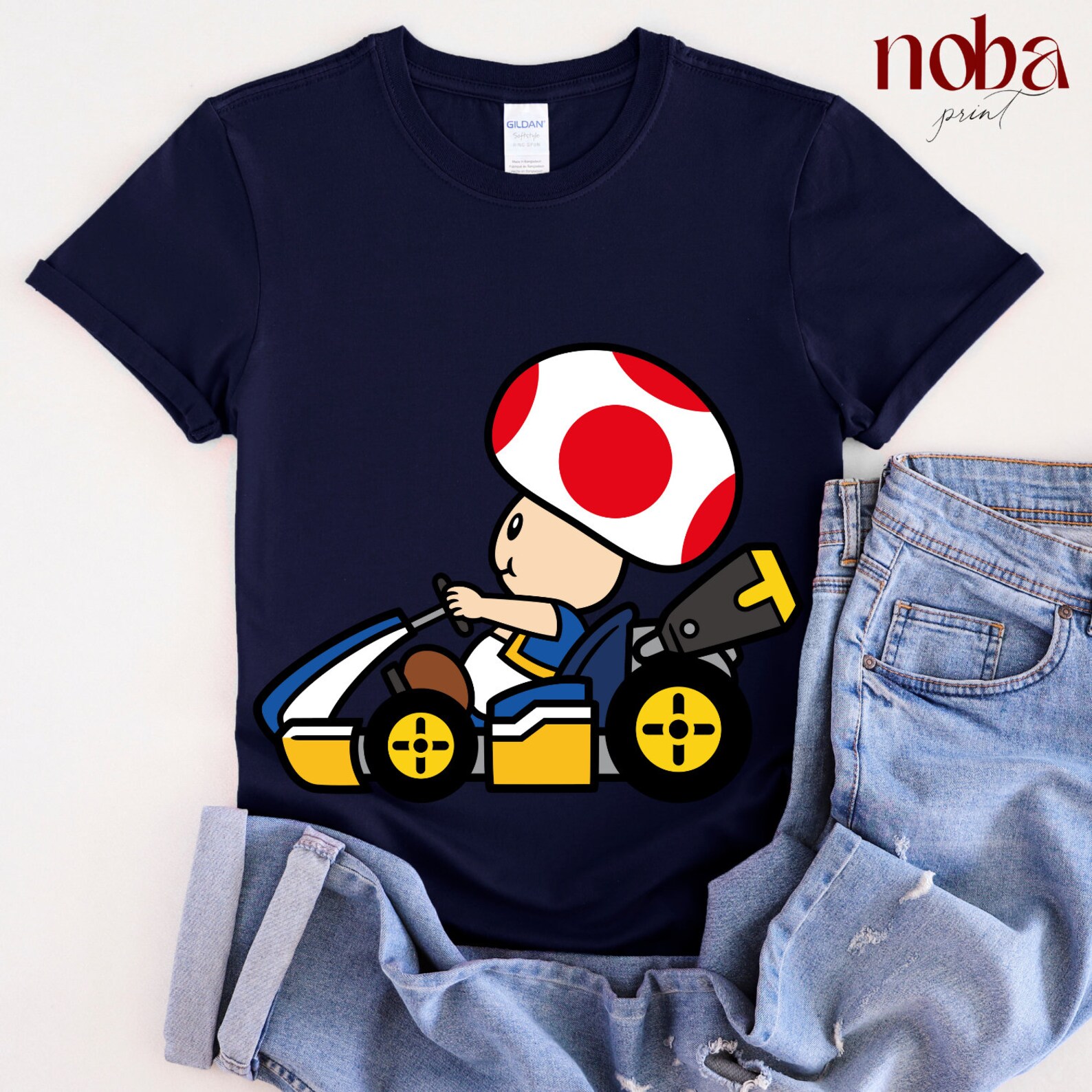 Toad, Super Mario Shirt, Super Mario Birthday Shirt, Mario & Friend ...