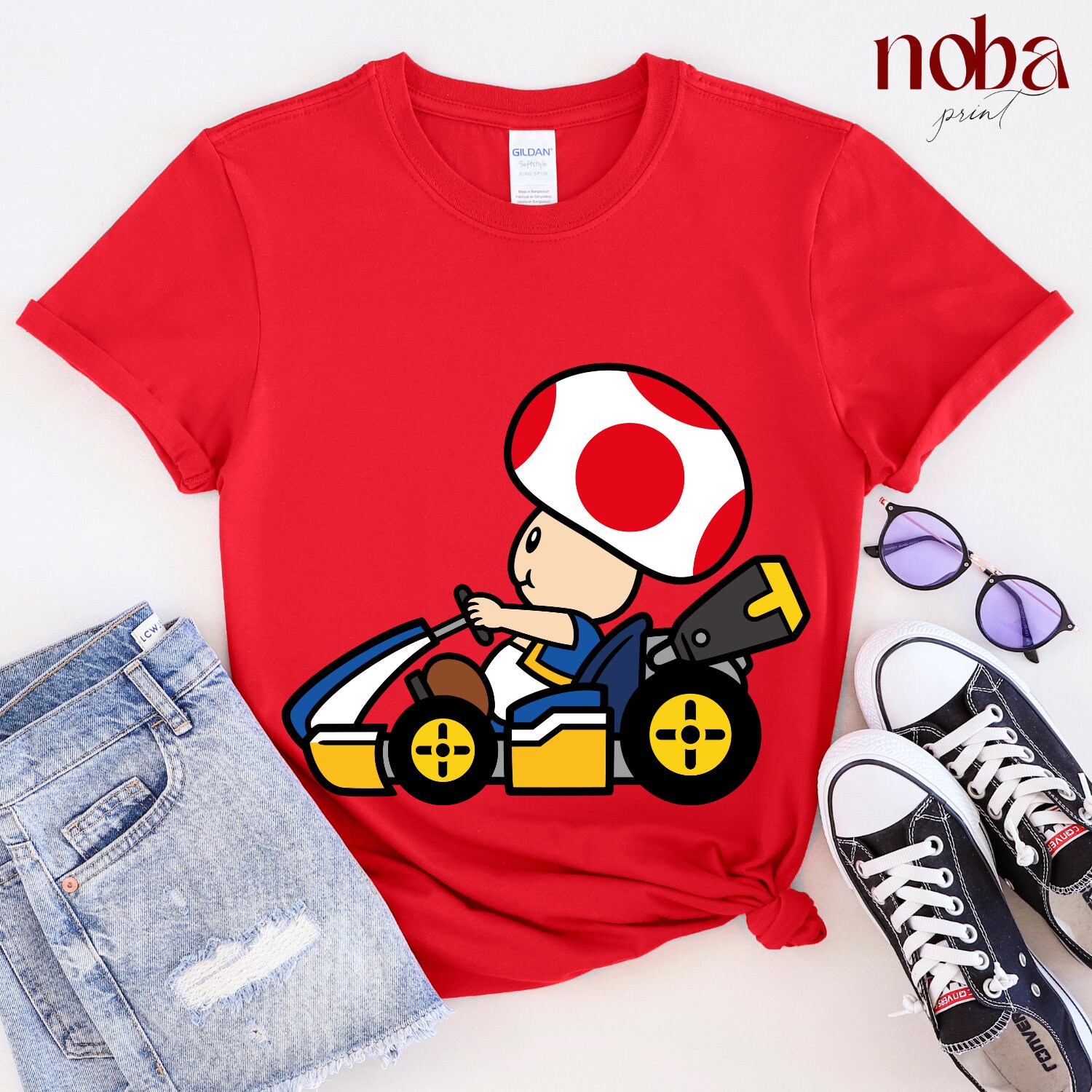Toad, Super Mario Shirt, Super Mario Birthday Shirt, Mario & Friend ...