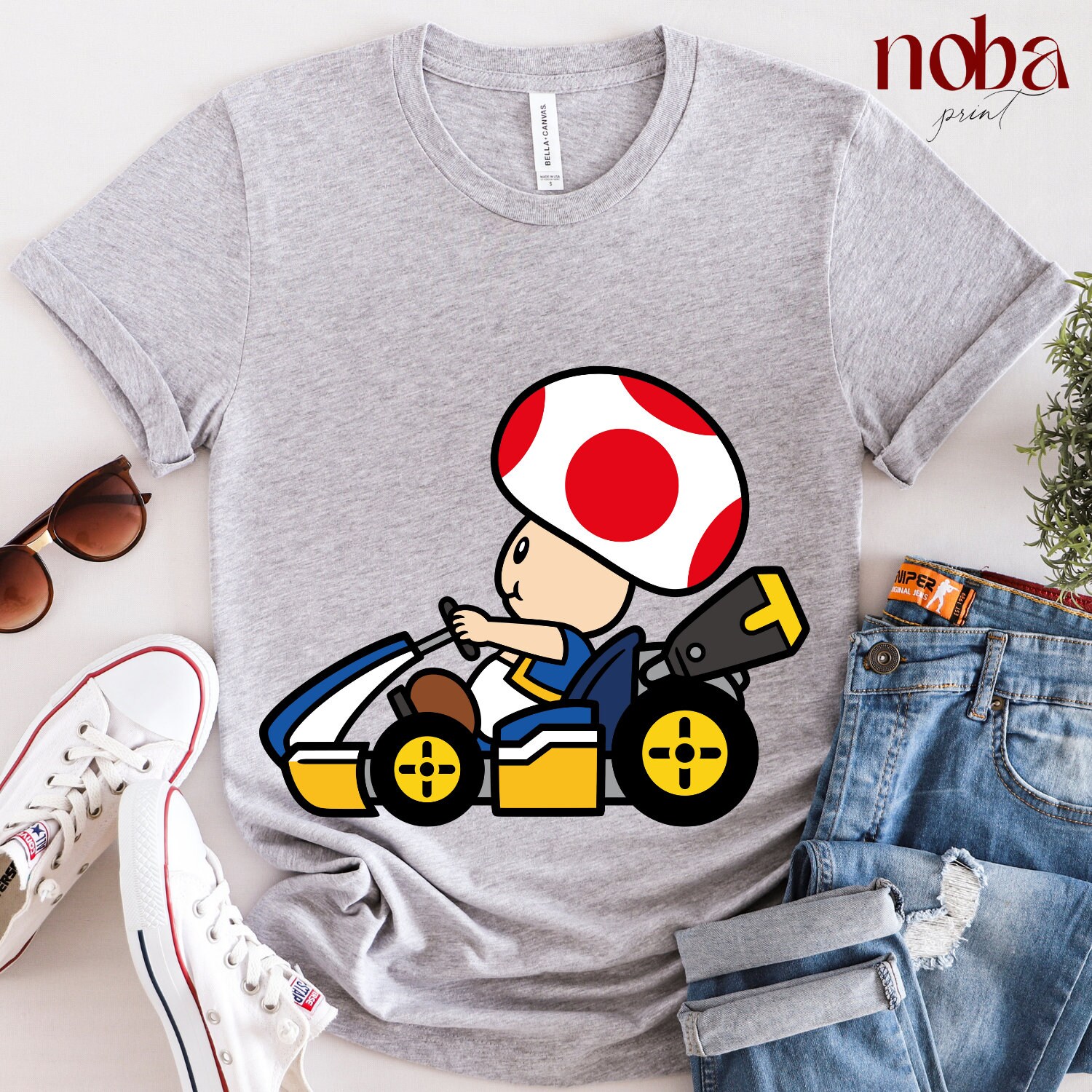 Toad, Super Mario Shirt, Super Mario Birthday Shirt, Mario & Friend ...