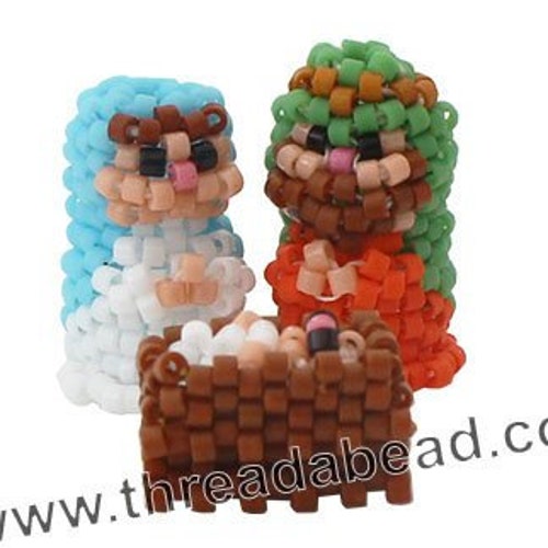 Bead Pattern: Christmas Nativity Part 1 Mary and Joseph - Etsy