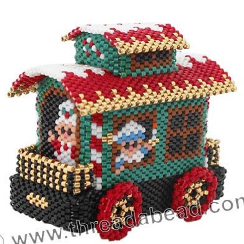 Bead Pattern: Christmas Train Ornament Pattern Part 1 the - Etsy