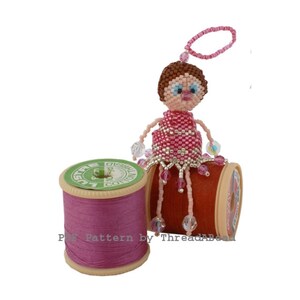 Bead Pattern: Crystabella - the Little Beaded Peyote Doll Ornament - Etsy