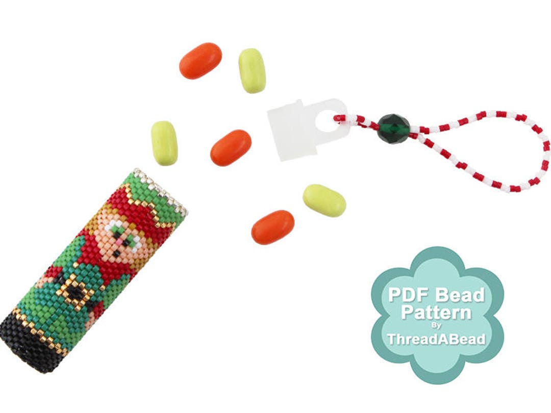 Bead Pattern: Elf Tube Ornament Pattern - Etsy