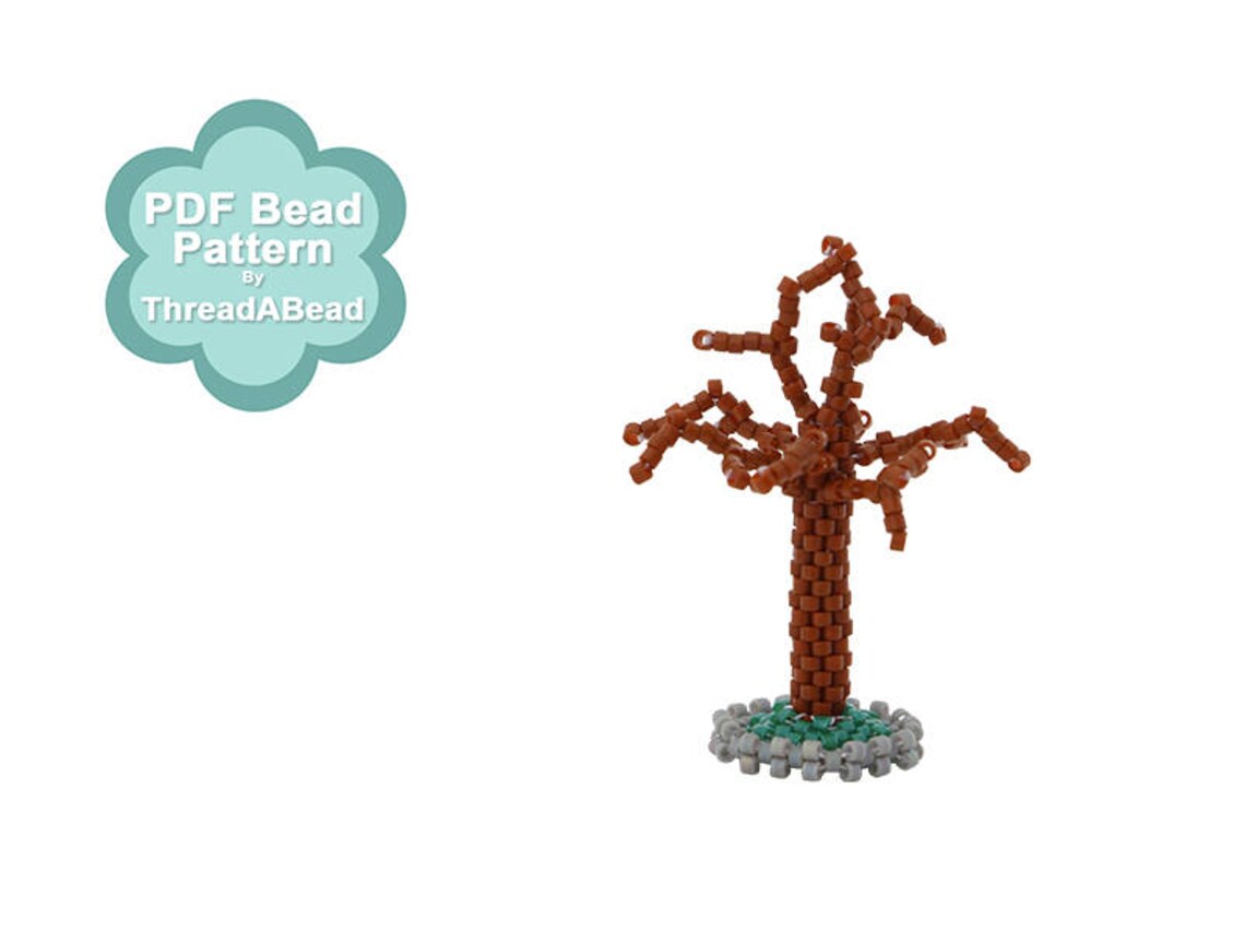 Bead Pattern: 3D Creepy Halloween Tree - Etsy