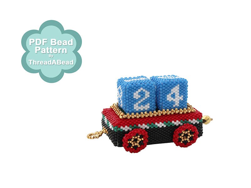 Bead Pattern: Christmas Train Ornament Pattern Part 2 The | Etsy