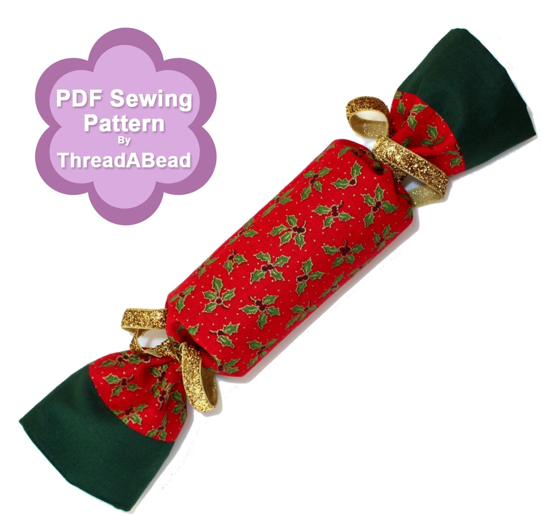 Sewing Pattern: How to Make a Reuseable Christmas Cracker - Etsy