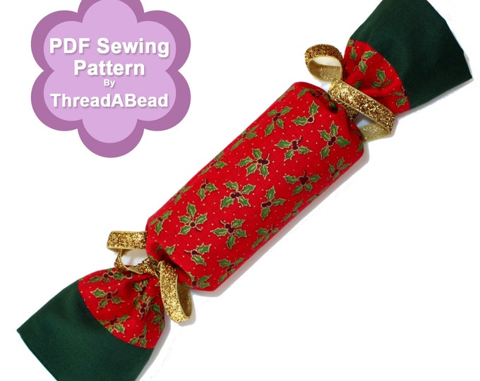 Sewing Pattern: How to Make a Reuseable Christmas Cracker - Etsy