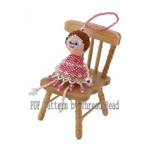 Bead Pattern: Crystabella - the Little Beaded Peyote Doll Ornament - Etsy