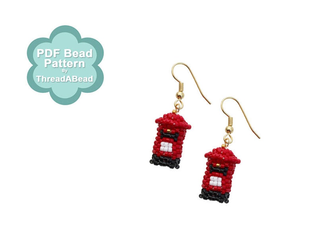 Bead Pattern: Mini 3D Beaded Post Box - Etsy