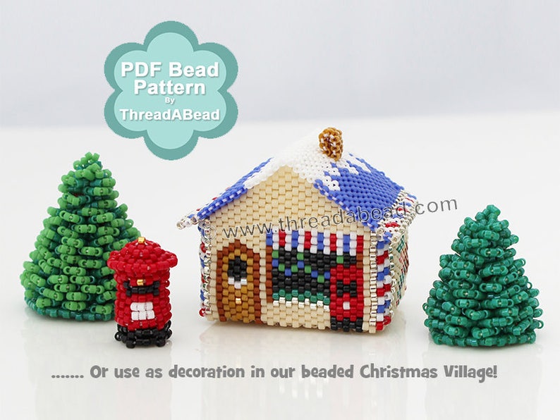 Bead Pattern: Mini 3D Beaded Post Box - Etsy