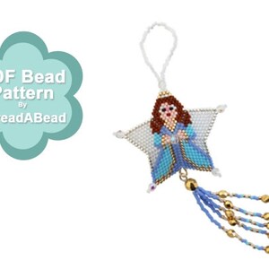 Bead Pattern: Angel Shooting Star Ornament - Etsy
