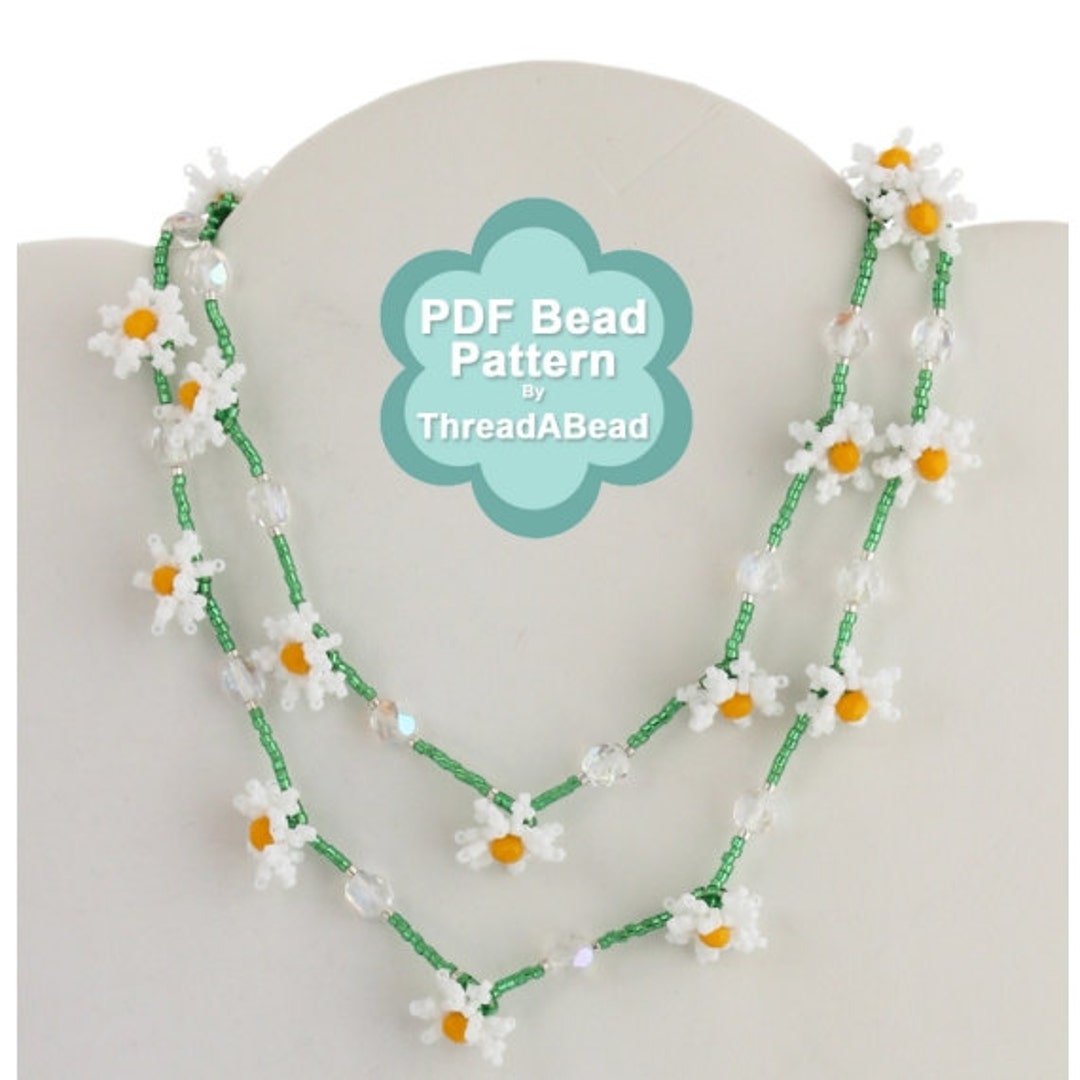Bead Pattern: Daisy Chain Necklace - Etsy