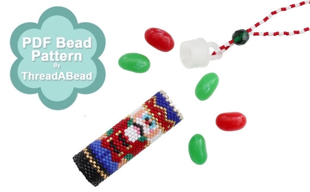 Bead Pattern: Nutcracker Tube Ornament - Etsy