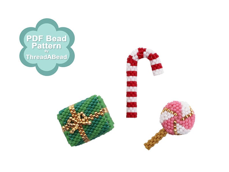 Bead Pattern: Christmas Train Ornament Pattern Part 5 the - Etsy