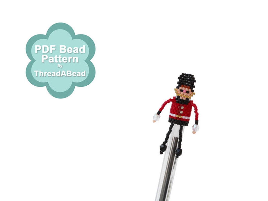 Bead Pattern: London Guard Pen Topper - Etsy