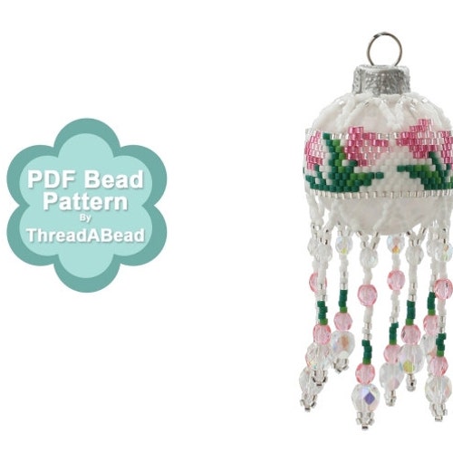 Bead Pattern: by the Seaside Bauble Beaded Ornament - Etsy