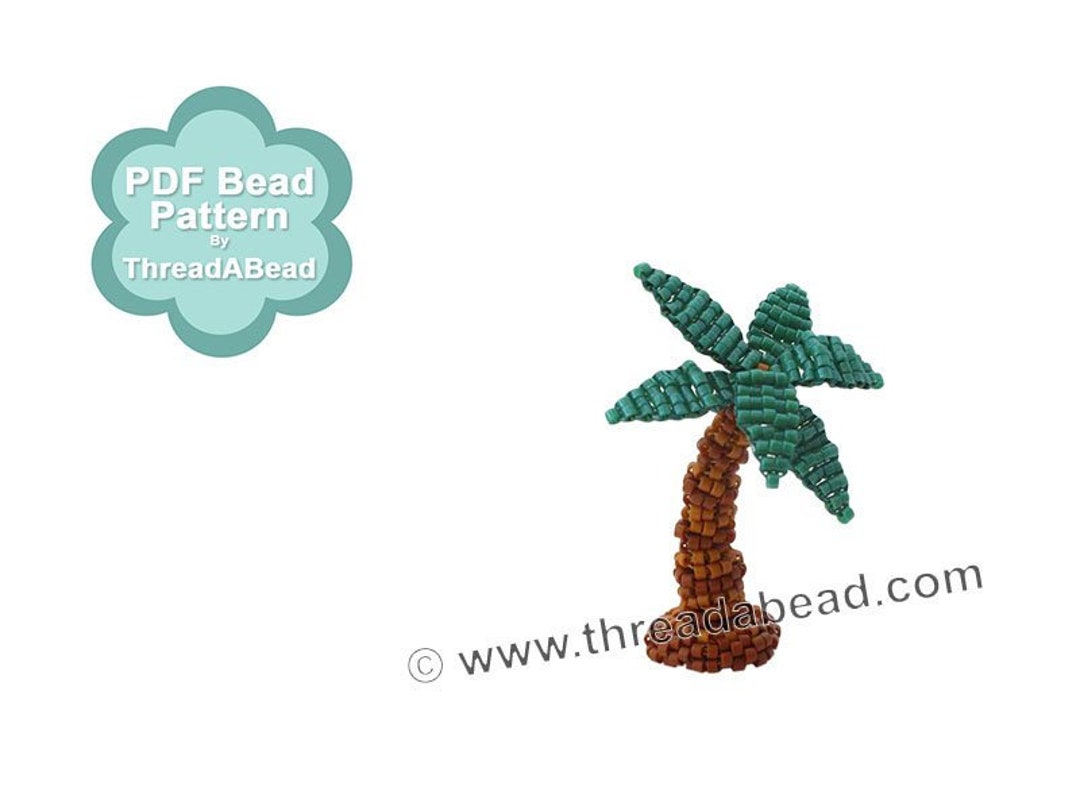 Bead Pattern: Christmas Nativity - Part 3 - Palm Tree - Etsy