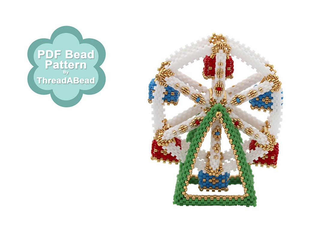 Bead Pattern: Ferris Wheel Fairground Ornament - Etsy