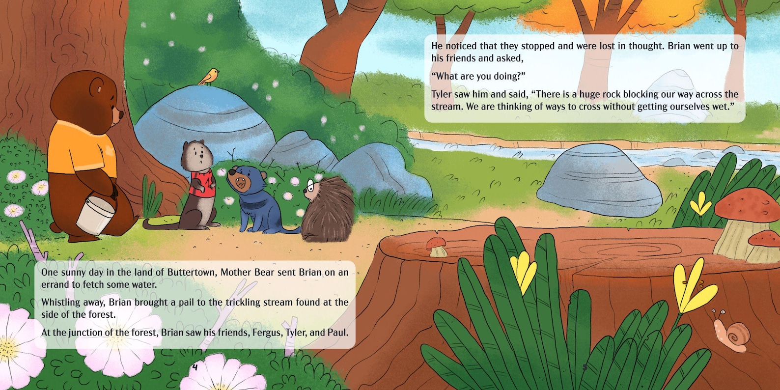 Boastful Brian Children's Book, Strength and Humility Tale (PDF) - Etsy