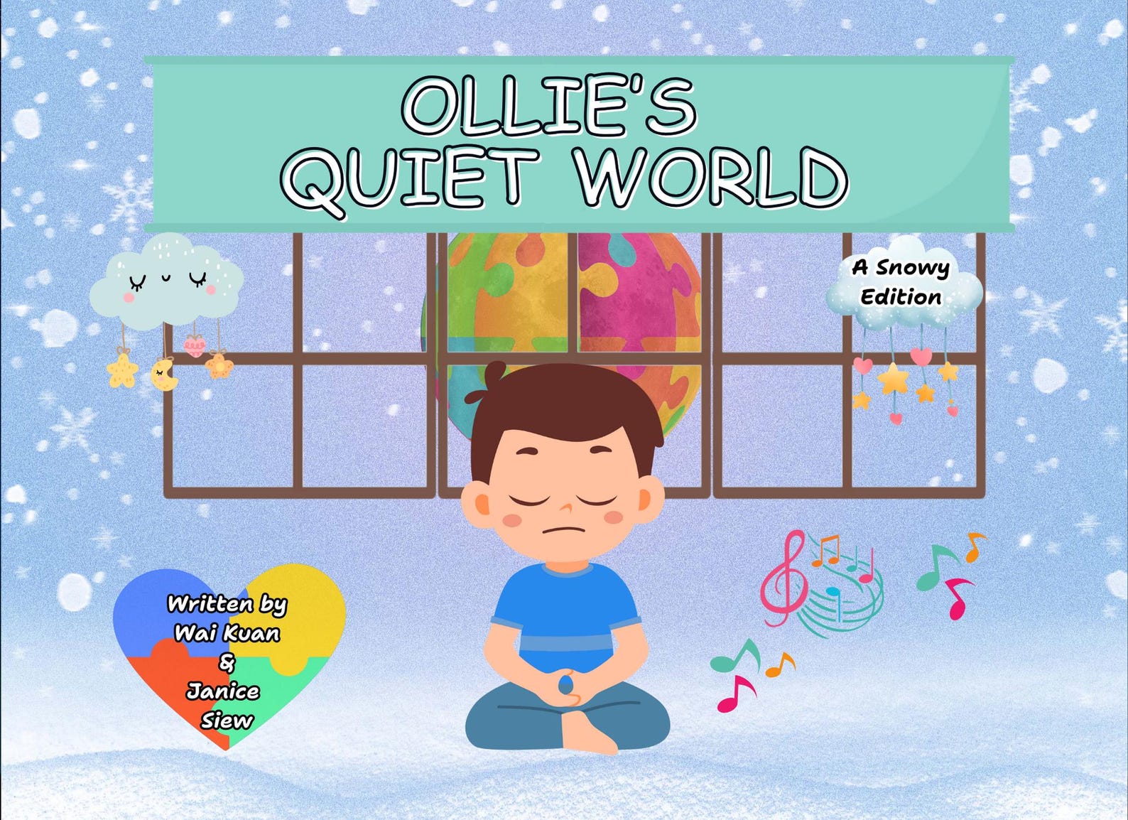 Ollie's Quiet World christmas Edition, a Personalised Book for Kids ...