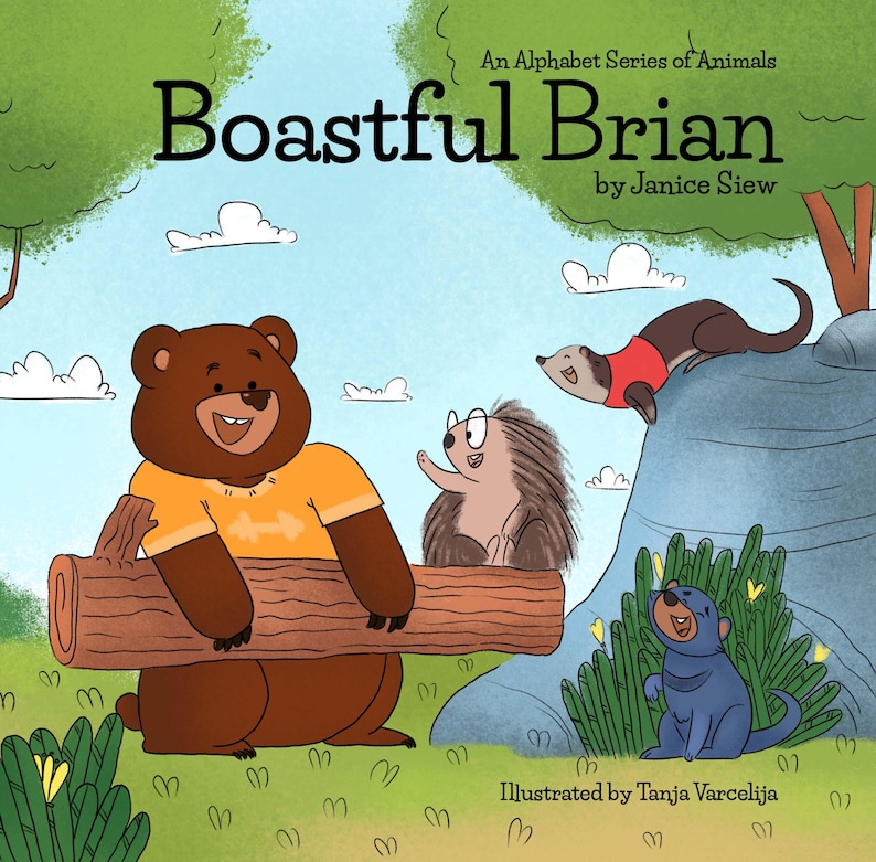 Boastful Brian Children's Book, Strength and Humility Tale (PDF) - Etsy