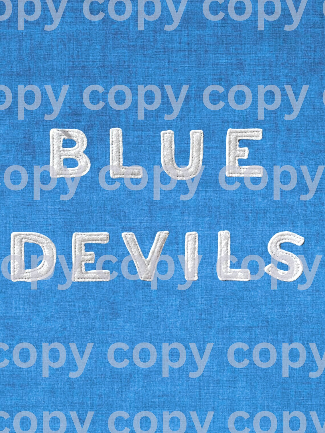 Cute Duke University Denim Print Digital File for Dorm Decor and ...