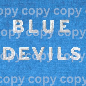 Cute Duke University Denim Print Digital File for Dorm Decor and ...