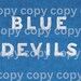 Cute Duke University Denim Print Digital File for Dorm Decor and ...