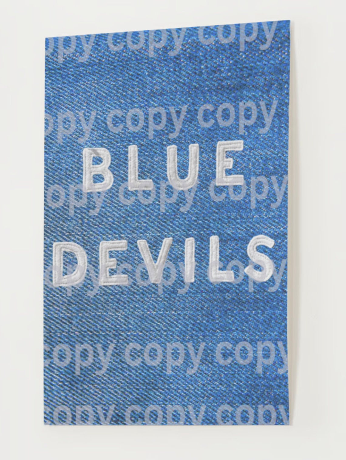 Cute Duke University Denim Print Digital File for Dorm Decor and ...
