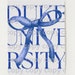 Duke University Bow Wall Art Digital Print Cute - Etsy