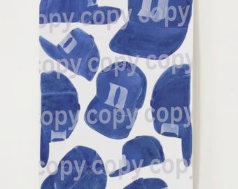 Cute Duke University Denim Print Digital File for Dorm Decor and ...