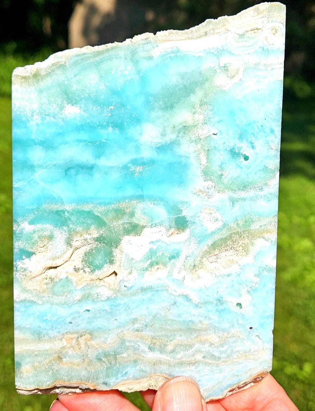 Carribean Calcite Slab - Etsy