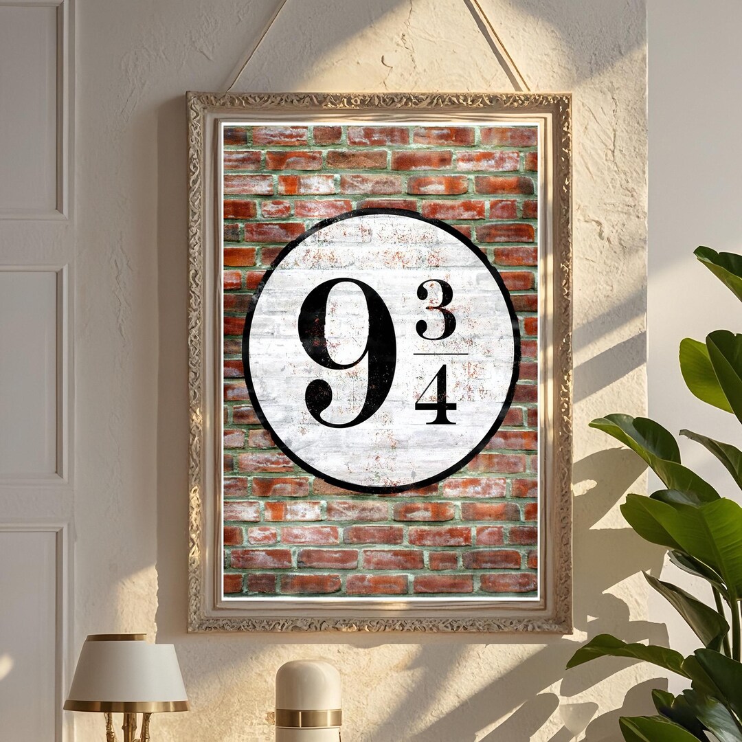 Plataforma 9 3/4 Poster,vintage Photo,fashion Print,room Decor,classic ...