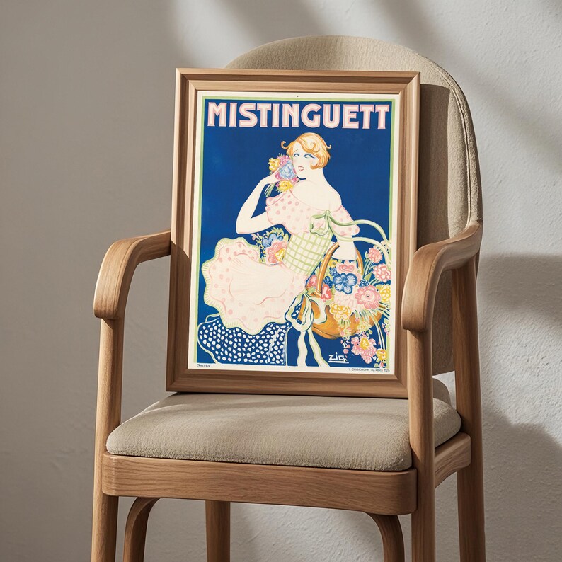 Mistinguett 1928 Poster, Vintage Photo, Fashion Print, Room Decor ...
