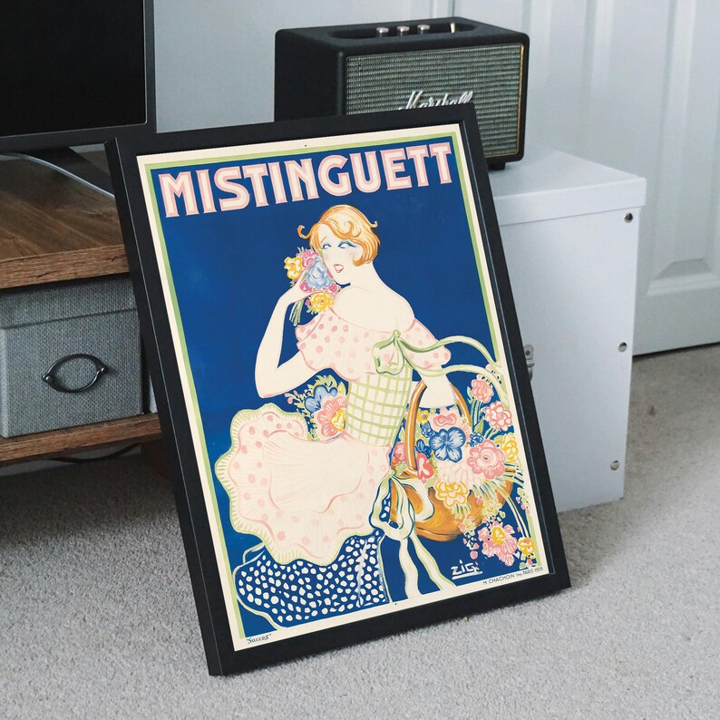 Mistinguett 1928 Poster, Vintage Photo, Fashion Print, Room Decor ...