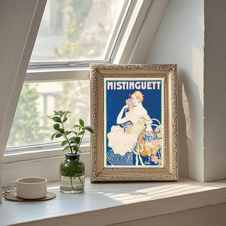 Mistinguett 1928 Poster, Vintage Photo, Fashion Print, Room Decor ...