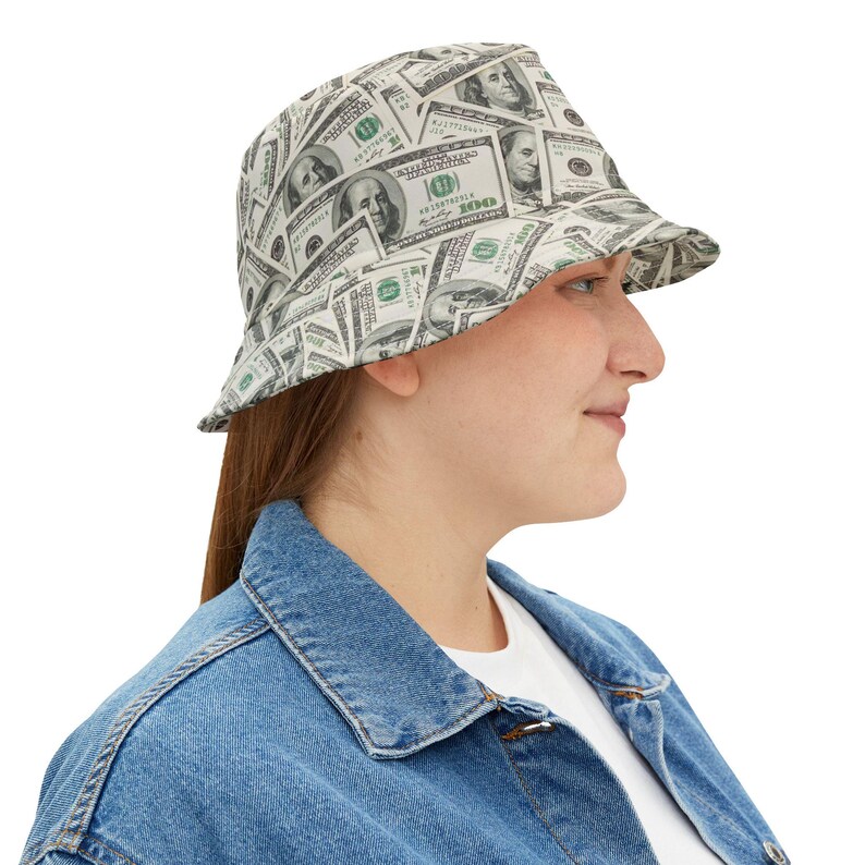 Money Bucket Hat, Moisture Wicking Hat, Bucket Hat, Bucket Hat Men ...
