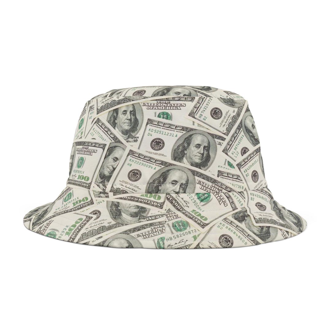 Money Bucket Hat, Moisture Wicking Hat, Bucket Hat, Bucket Hat Men ...